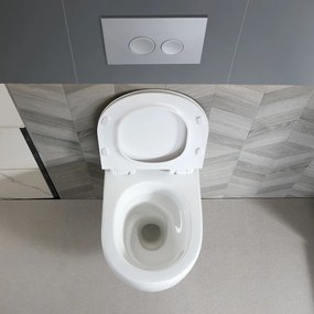 BPS-koupelny Podomítkový modul Geberit DuoFix s WC mísou LE-WH-TR-01 + ovládací tlačítko Delta 20 bílá