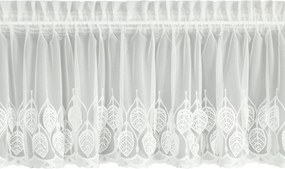 KRÁTKÁ ZÁCLONA NA PÁSCE NIRA 150X40 CM KRÉMOVÁ