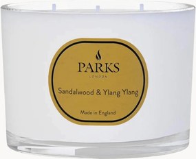 Ručně vyrobená vonná svíčka se třemi knoty Vintage Aromatherapy (santalové dřevo, ylang-ylang a teplá ambra)