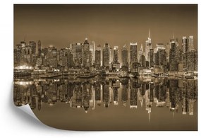 Fototapeta New York Reflections In Sepia Omyvatelný vlies 104x70.5