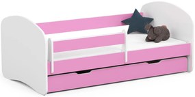 Dětská postel SMILE 160x80 cm růžová