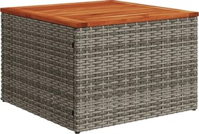 12dílná zahradní sedací souprava s polštáři šedá polyratan 3226509