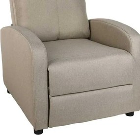 LuxuryForm DESIGN Televizní křeslo RUFO s polohováním - béžové