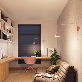 Sollux Lighting Nástěnné svítidlo NOX růžové do zásuvky