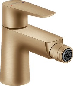 Hansgrohe Talis E, páková bidetová baterie s odtokovou soupravou s táhlem, kartáčovaný bronz, HAN-71720140