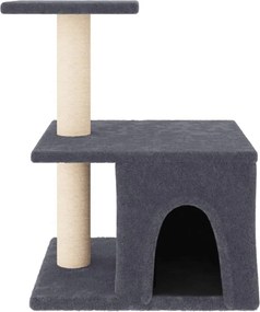 Škrabadlo pro kočky se sisalovými sloupky tmavě šedé 48 cm 171788