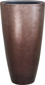Baq Metallic Silver leaf Partner Matt Coffee s vložkou Ø 40 cm / V 75 cm