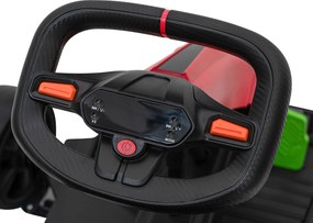 Ramiz Dětská motokára na baterie Fast 3 Drift červená + funkce driftu + motory 2x150W + LED rádio + pásy