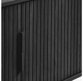 Designová komoda Parveen 160 cm černý dub