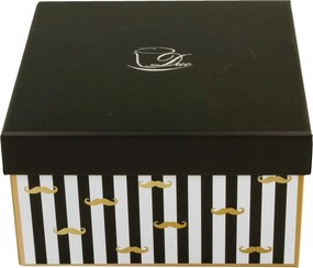 Porcelánový šálek s podšálkem Moustache 250 ml