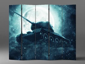 Dětský paraván tank Rozměr: 225 x 180 cm