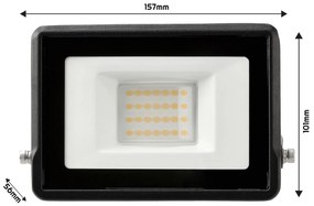 BERGE LED reflektor MASTER - 20W - IP65 - neutrální bílá