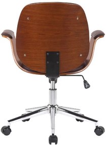 Kancelářská židle Mina ořech/hnědá