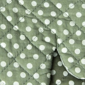 TextilCentrum.cz Kuchyňská chňapka bavlna / teflon HOME POINT, šedá s puntíky, 27x17cm 2ks (pravá, levá)