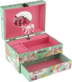 TEDDIES Hrací šperkovnice Jednorožec / Šperkovnice / hraje melodii / o
