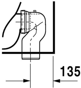 Duravit D-Code - Stojící WC, 355x560 mm, bílé 21150900002