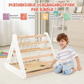 Costway Hračka na lezení pro batolata Trojúhelníková prolézačka 4