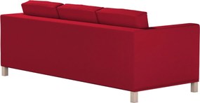 Potah na pohovku IKEA  Karlanda 3-místná nerozkládací, krátký barva červená látka pletený vzor