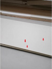 Bílá jednolůžková postel bez roštu 90x200 cm Nikki - II. jakost – WOOOD
