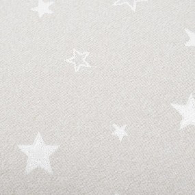 SCANquilt povlak SOFA LUREX hvězdy šedostříbrná 45 x 45 cm