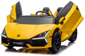 Dětské elektrické auto Lamborghini Revuelto XL STRONG žluté