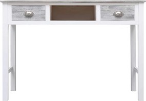 Psací stůl šedý 110 x 45 x 76 cm dřevo 284153