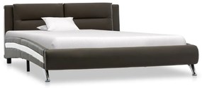 Rám postele šedý umělá kůže 90 x 200 cm,  286847 HangarStore.cz