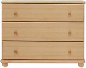 Zásuvková komoda KM 105 z masivní borovice š. 100 cm (na výběr více variant)