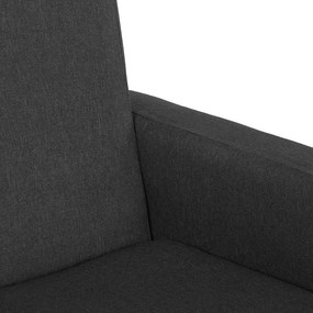 Houpací křeslo černé textil 329417