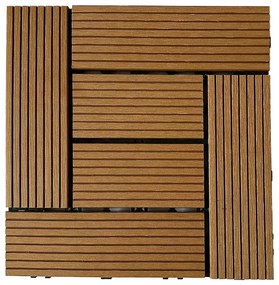 Terasová dlaždice WPC teak 300X300