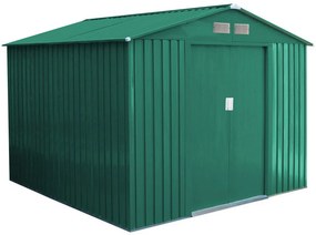 G21 Zahradní domek GAH 580 - 251 x 231 cm, zelený