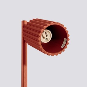 Sollux Lighting Stolní lampa KARBON červená okrová