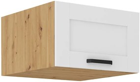 Kuchyňská skříňka LUNA 60 NAGU-36 1F korpus: dub artisan, barva dvířek: bílá