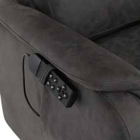 Polohovací křeslo černé, elektrické TV-L8904 BK3