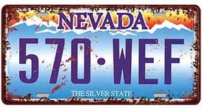 Cedule značka Nevada