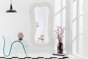 Designové nástěnné zrcadlo Mahealani 100 cm bílé