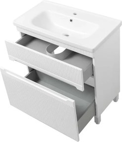 Lavedo Aria White 80 koupelnová skříňka s umyvadlem