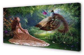 Obrazy na plátně Bažant female forest 120x60 cm