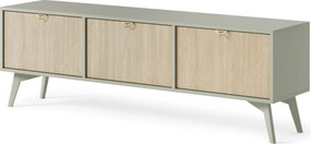 PSK Televizní skříňka NATURAL, Eukalyptus/Scandi 158 cm