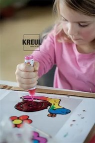 Akrylové barvy na plátno kreull "mucki window color" svět zvířátek sada barev na sklo , 29ml