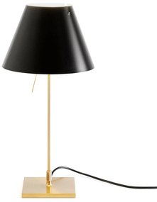 Luceplan Costanzina stolní lampa mosaz černá