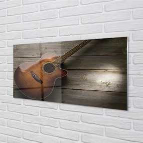akrylový obraz Kytara 140x70 cm