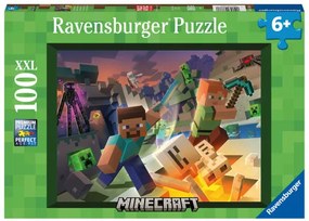 Ravensburger Puzzle Monstra z Minecraftu, 100XL dílků