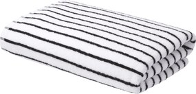 Livarno® Froté osuška, 70 x 140 cm (bílá/černá)