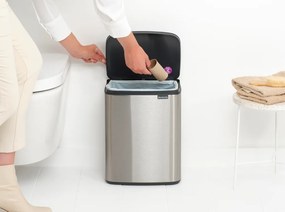 Brabantia BO odpadkový koš 12L matná ocel otiskuvzdorná