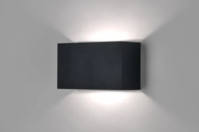 Designové černé LED svítidlo Caldana Black Classico