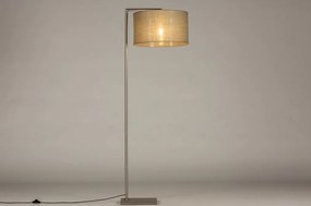 Stojací designová lampa Pallas Silver and Taupe
