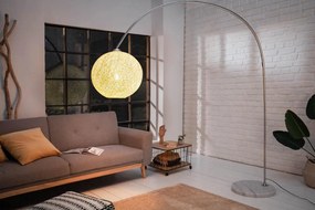 Designová stojanová lampa Omari 205 bílá