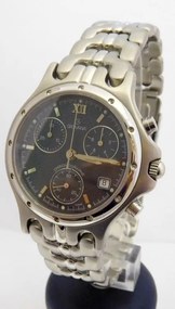 Mohutné pánské švýcarské ocelové chronografy - hodinky Grovana 1511.9135