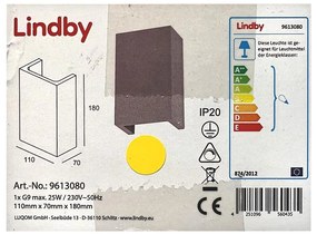 Lindby | Lindby - Nástěnné svítidlo SMIRA  1xG9/25W/230V | LW0225